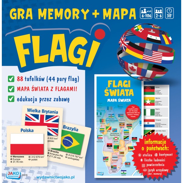 Gra Memory Flagi | T116-001-0173297